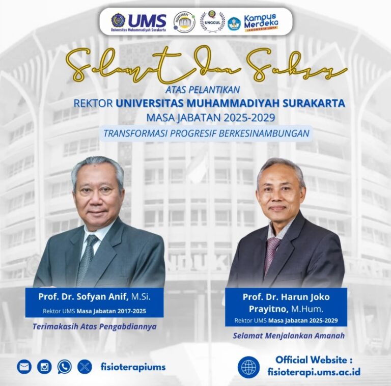 Pelantikan Rektor Baru UMS 2025–2029: Lanjutkan Transformasi Progresif ...