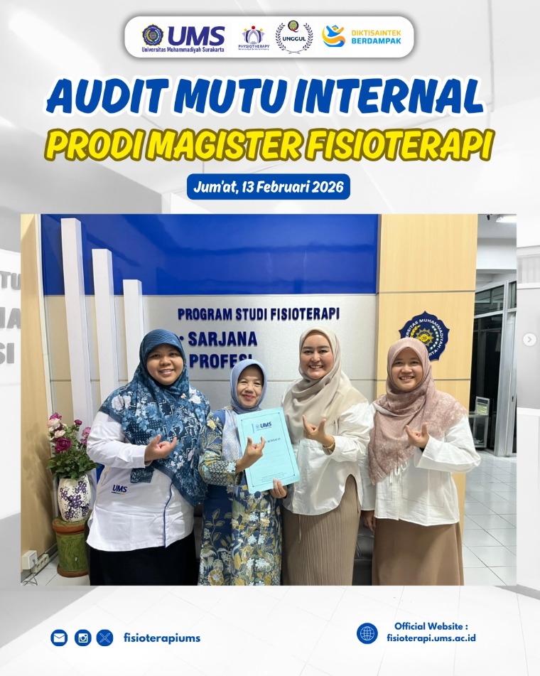 Magister Fisioterapi UMS Catat Capaian Positif dalam Audit Mutu ...